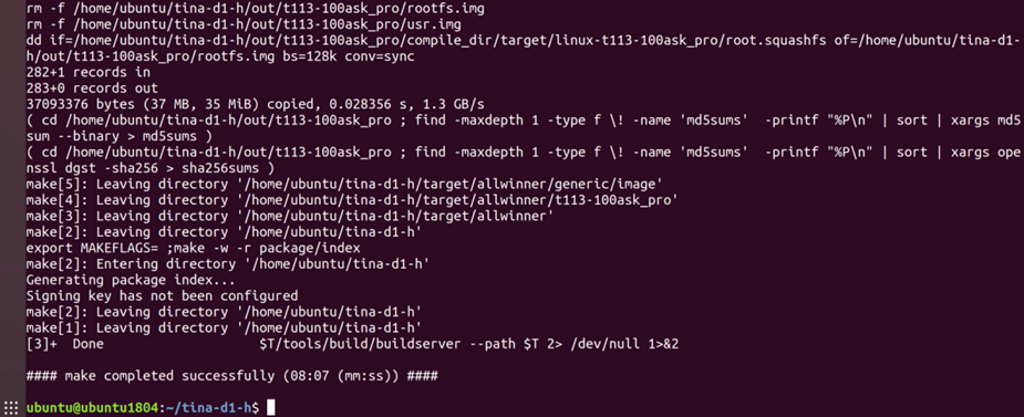 全志T113-S3的TinaLinux编译流程记录 - Hugo@kkl